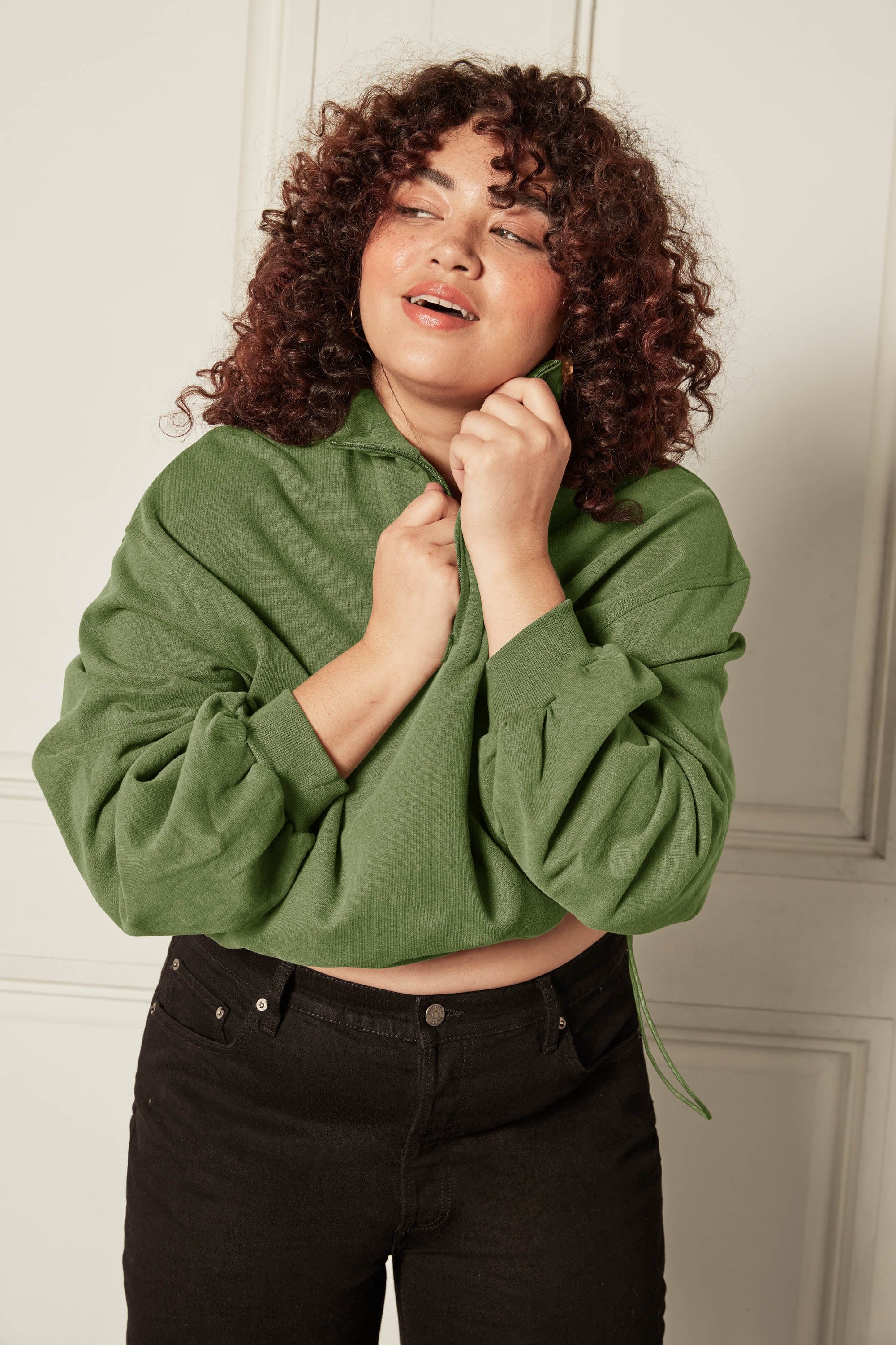 Jimmy - Juniper | Long Sleeve Sweatshirt | Eco Denim - Boyish